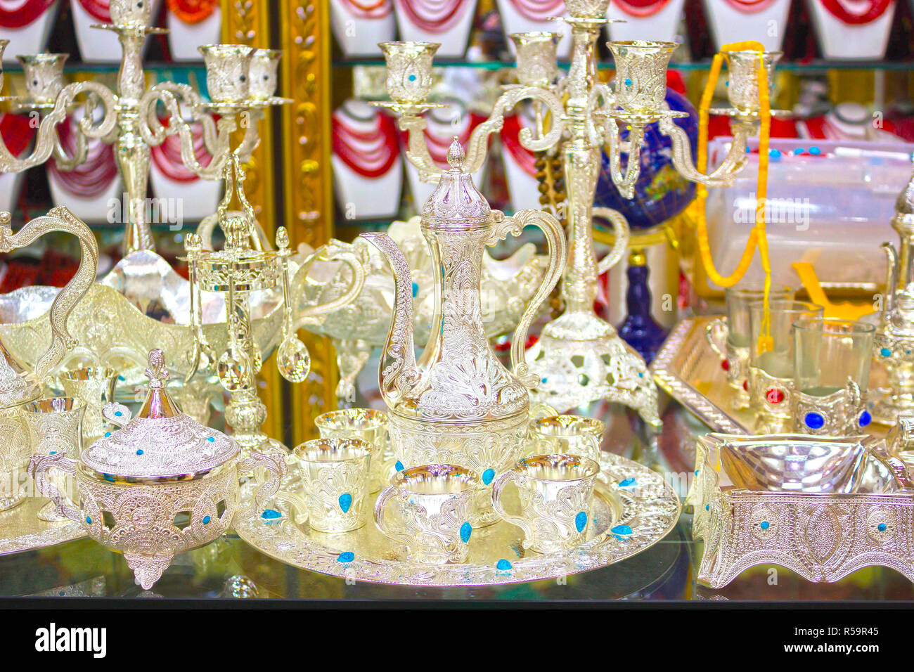 Traditional handmade tea and coffee sets or teapots for sale at the ...