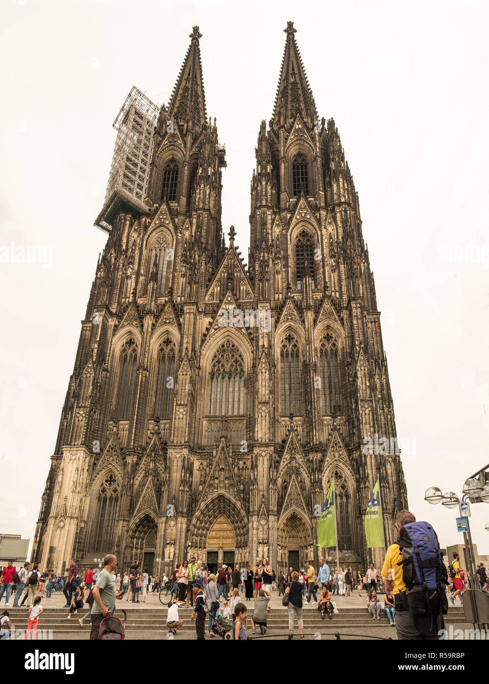 Cathedral of Cologne, front side, Cologne, Germany, EU Stock Photo - Alamy