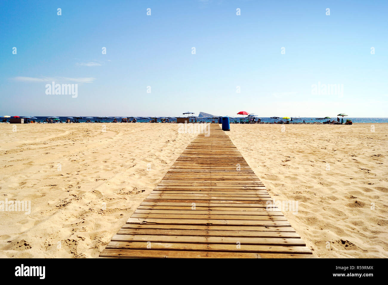 Benidorm beach sea sand coast holidays hi-res stock photography and ...