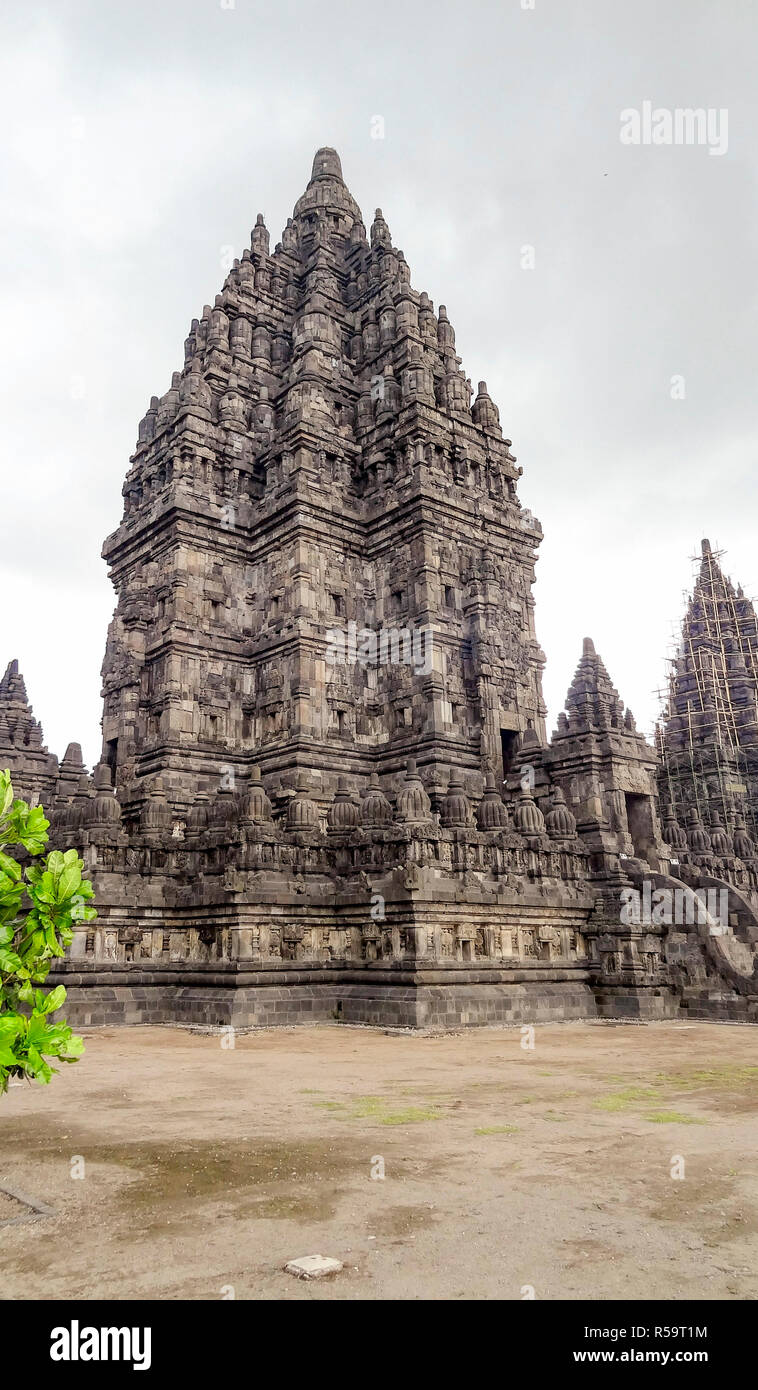 prambanan in java Stock Photo - Alamy