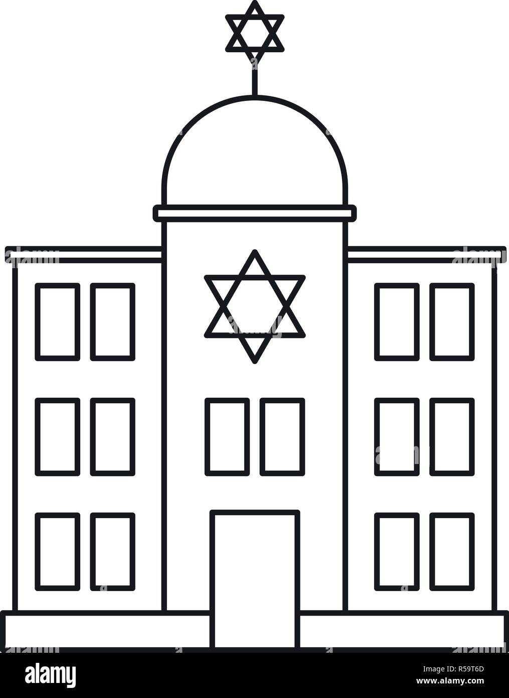 Jewish Temple Clipart Black And White