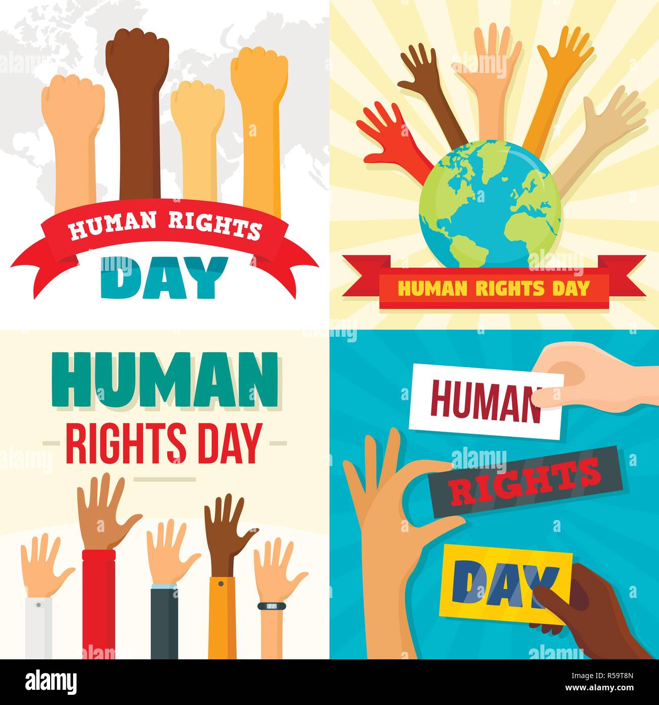 The universal declaration of human rights Stock Vector Images - Alamy