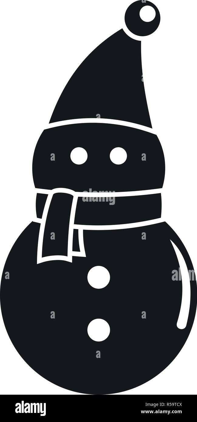 Snowman icon. Simple illustration of snowman vector icon for web design ...