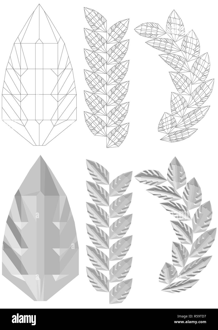 Relief leaf hi-res stock photography and images - Alamy