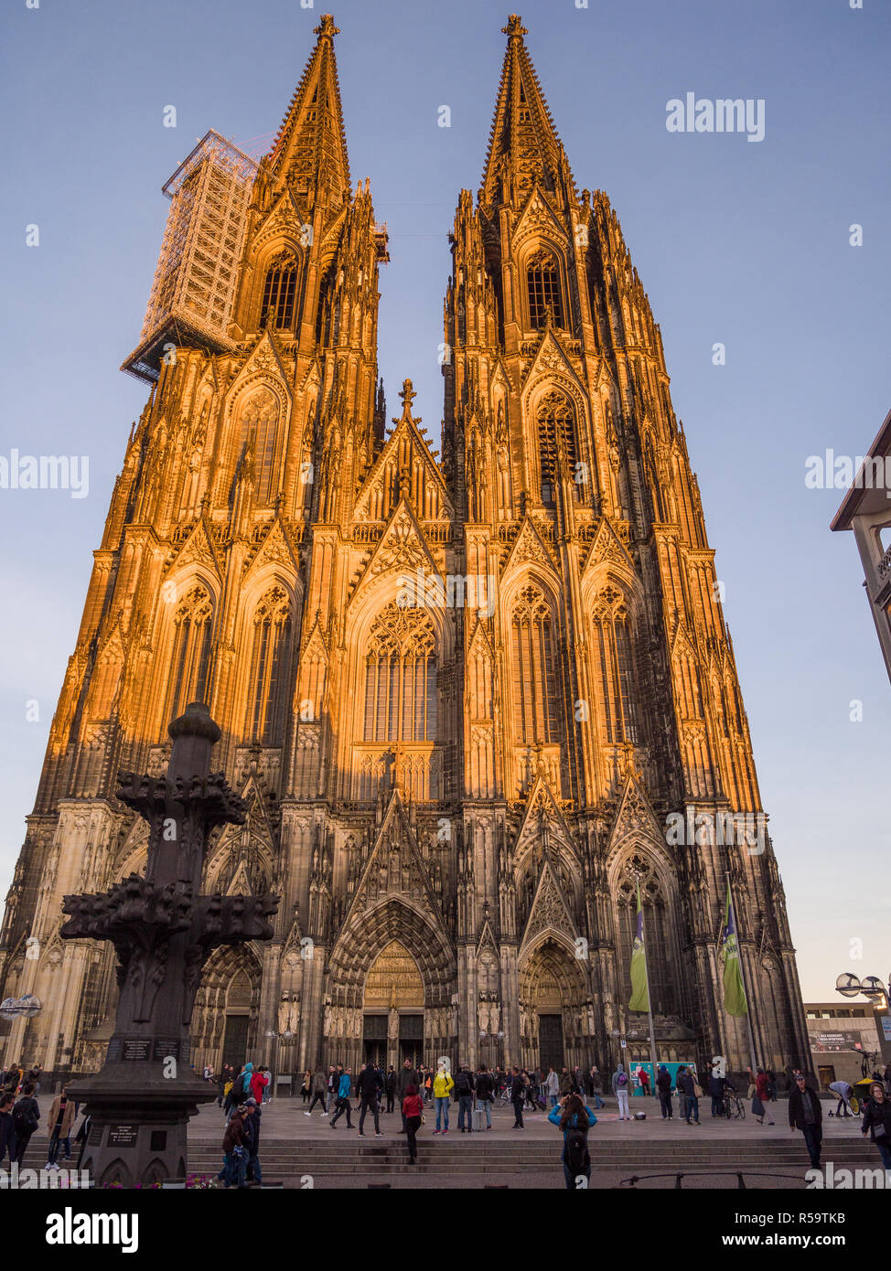 Cathedral of Cologne, front side, Cologne, Germany, EU Stock Photo - Alamy