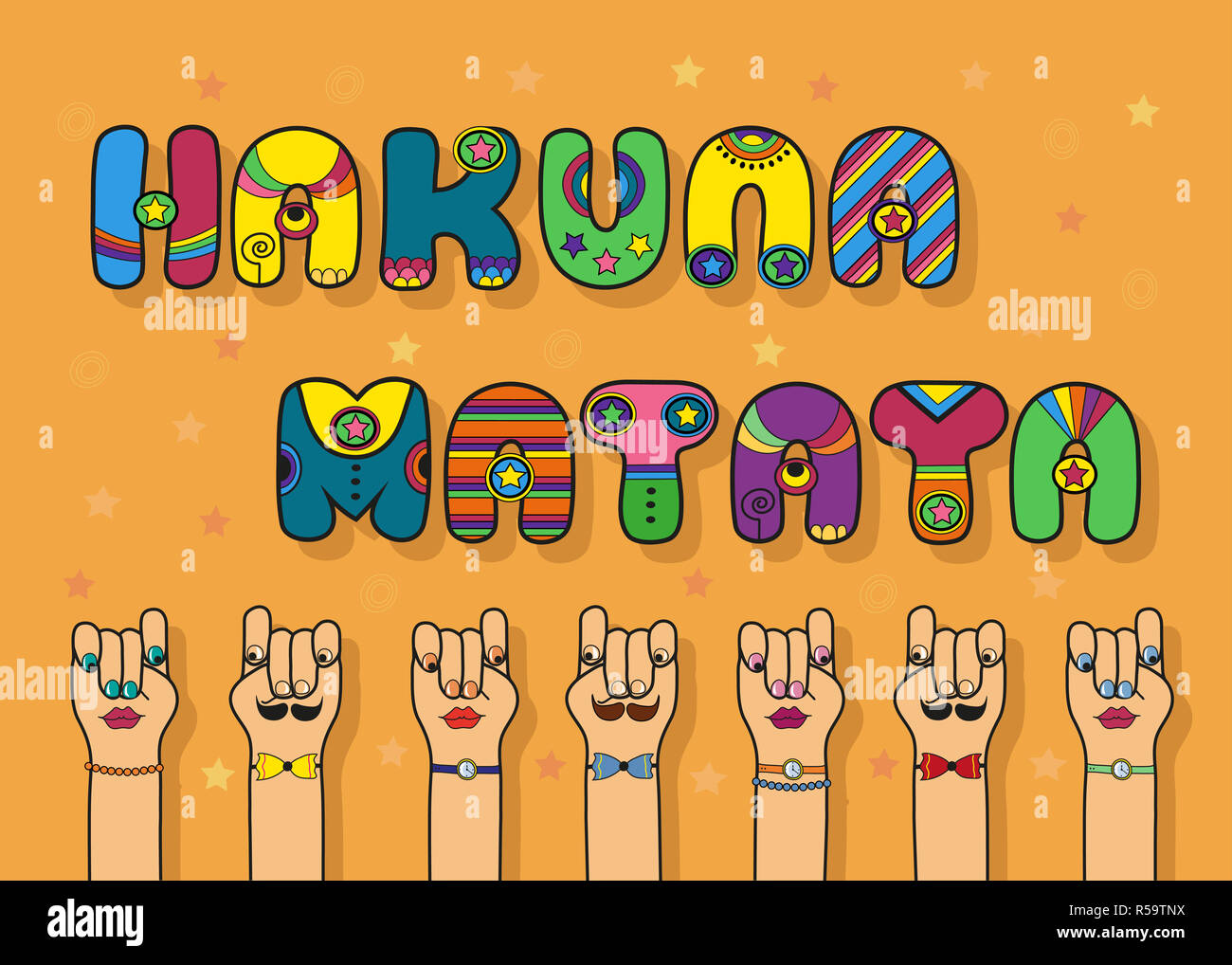 Hakuna matata hi-res stock photography and images - Alamy