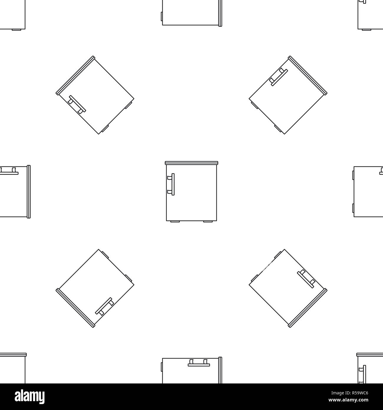 Small fridge pattern seamless vector repeat geometric for any web design Stock Vector Image ...