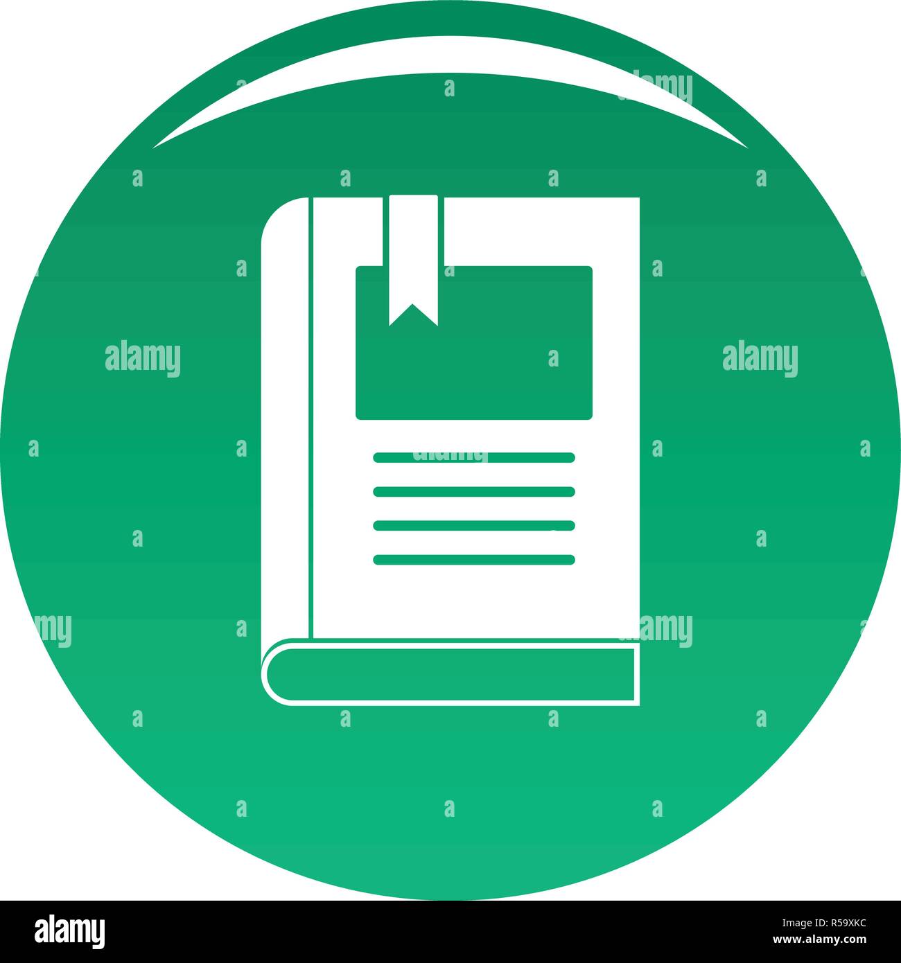 Bookstore icon. Simple illustration of bookstore vector icon for any ...