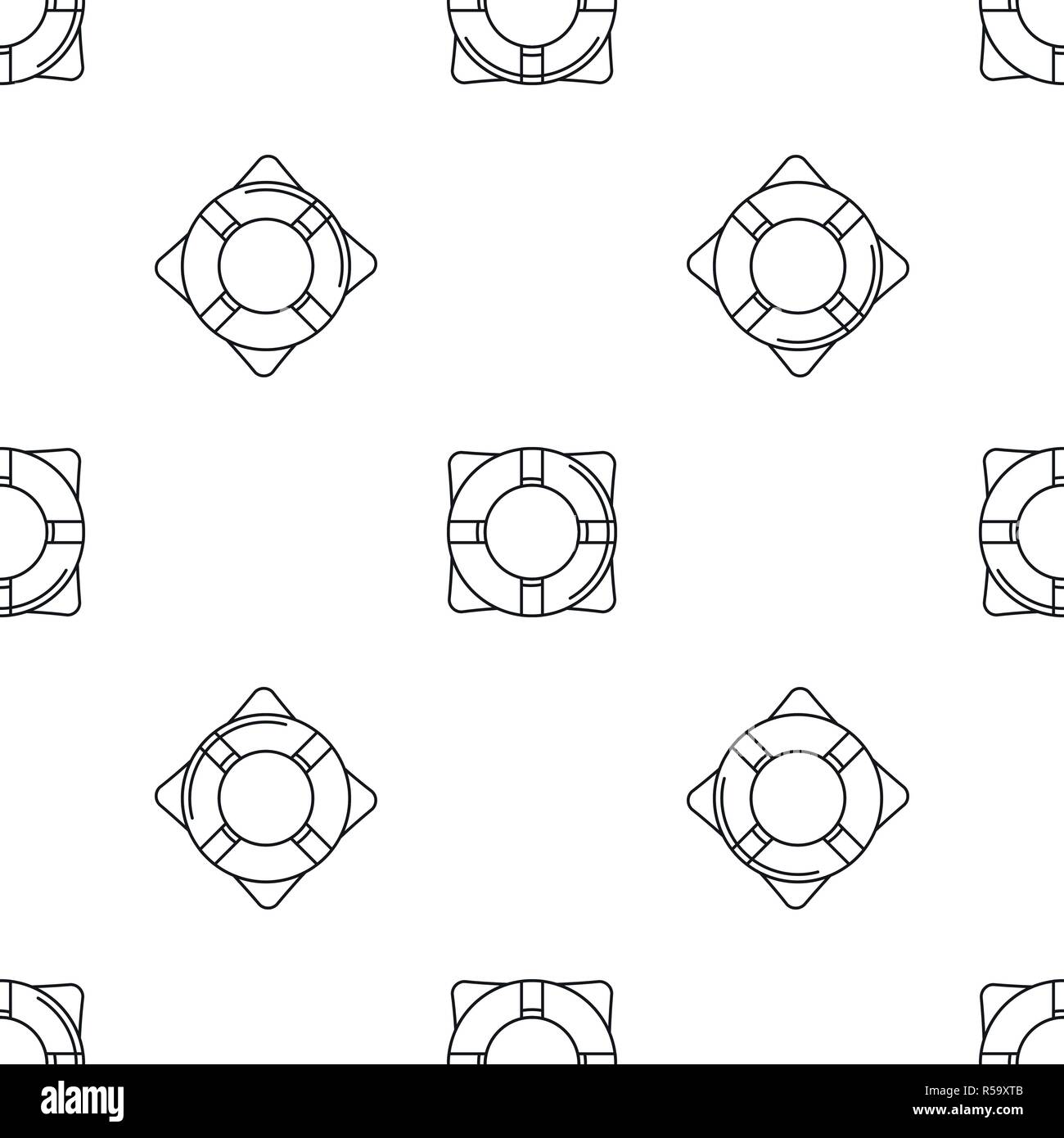 Life buoy pattern seamless vector repeat geometric for any web design ...