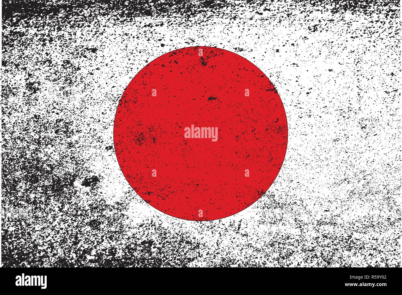 Japanese Flag Rising Sun