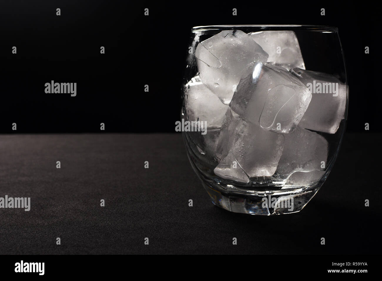 ice cubes in glass Stock Photo - Alamy