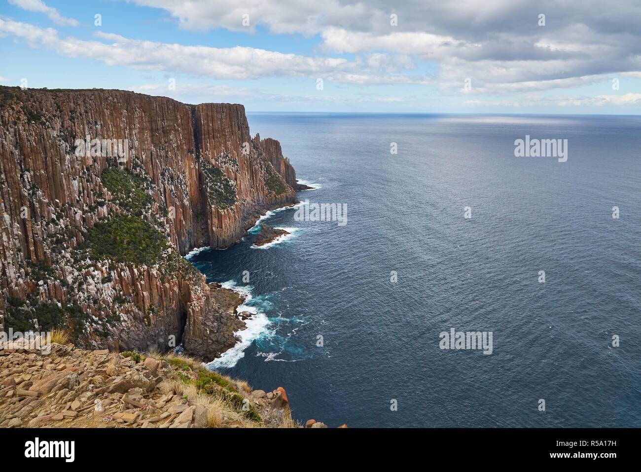 Rugged coastline cliffs Stock Photo - Alamy