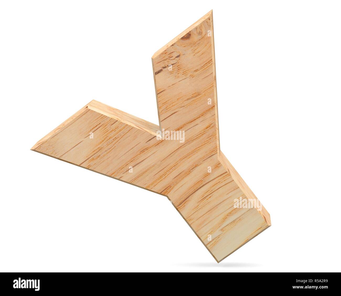 3D decorative wooden Alphabet, capital letter Y Stock Photo - Alamy