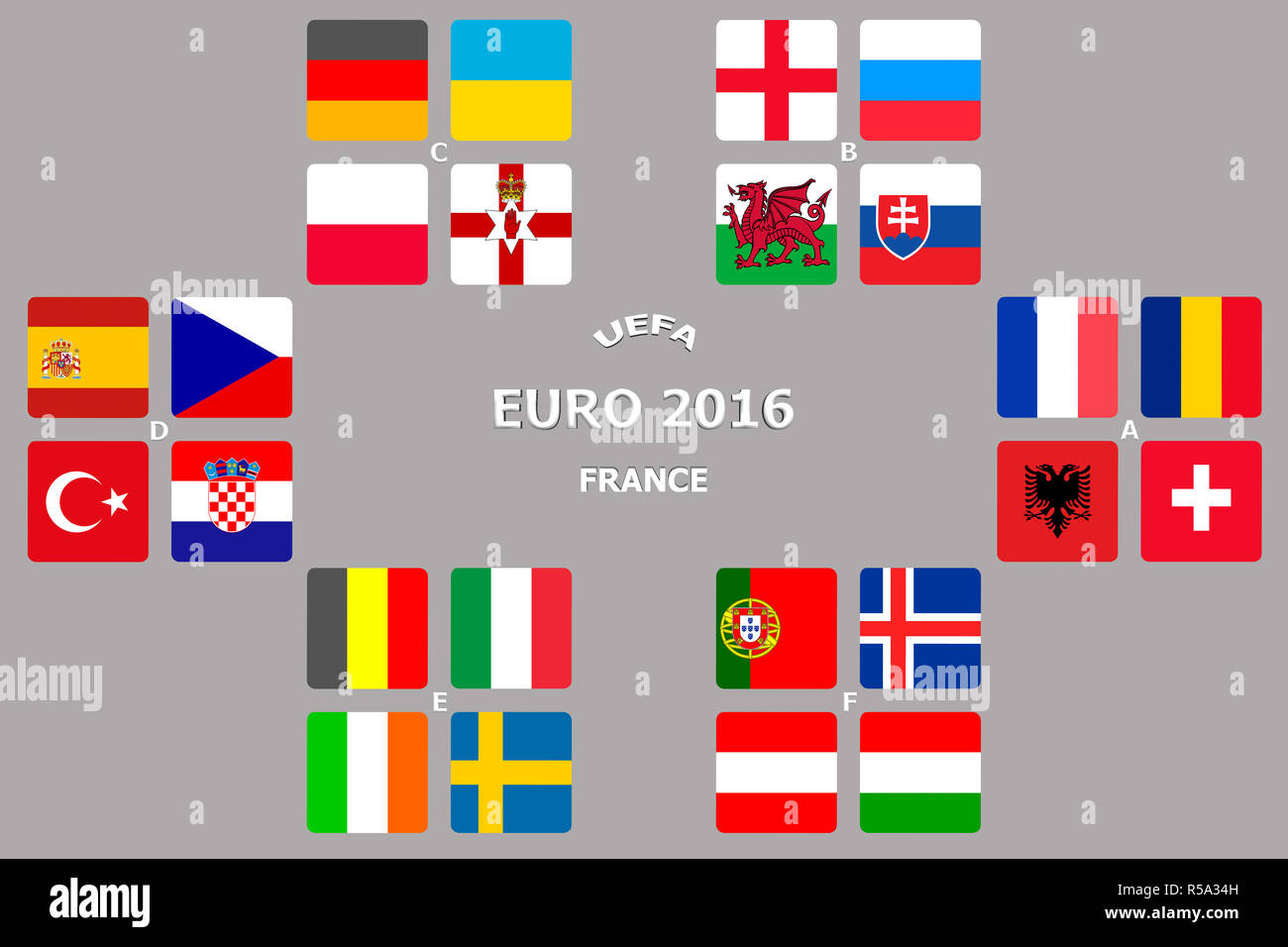 Cup euro 2016 final tournament hi-res stock photography and images - Alamy