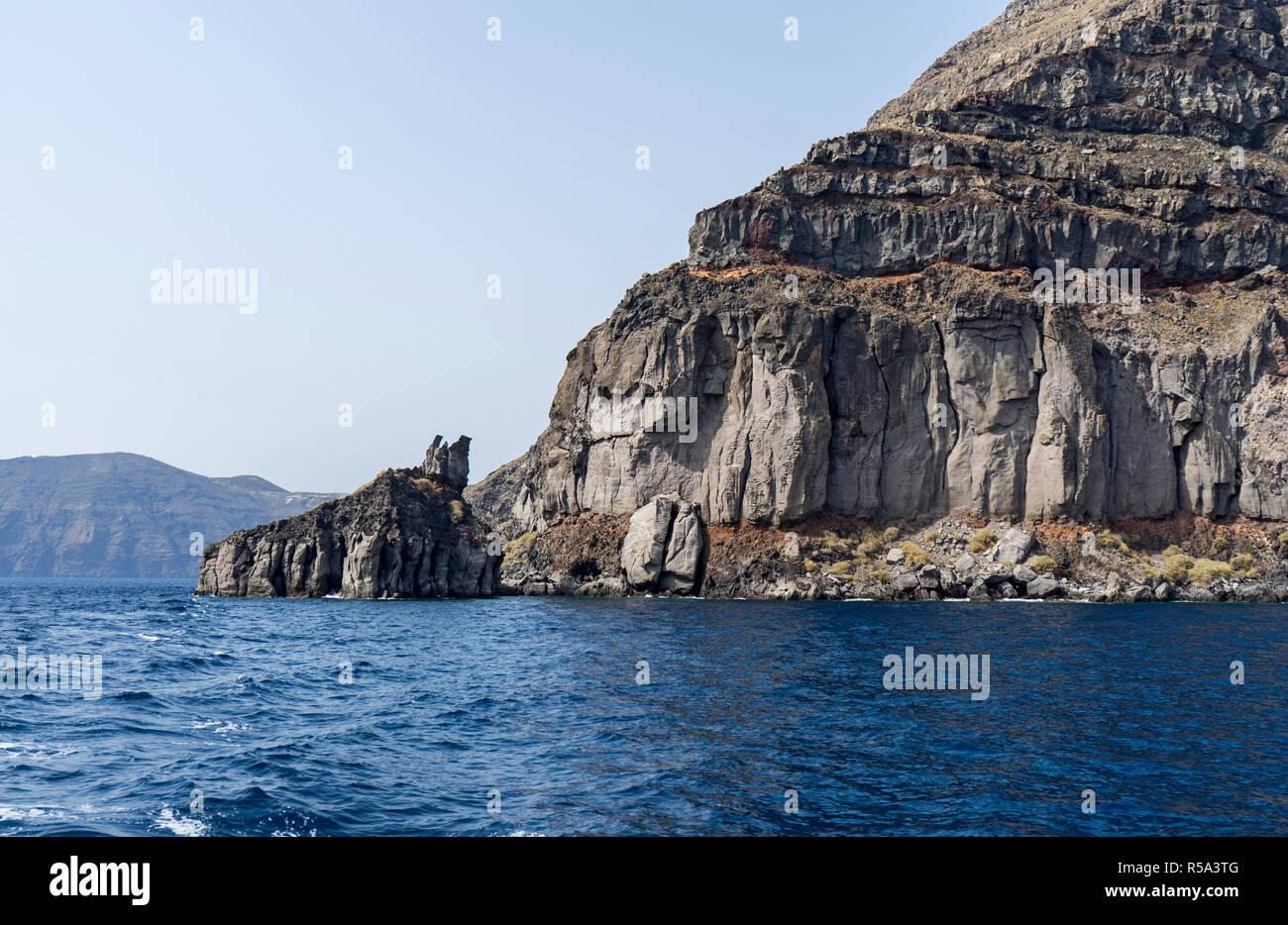 Caldera filled by the sea water hi-res stock photography and images - Alamy