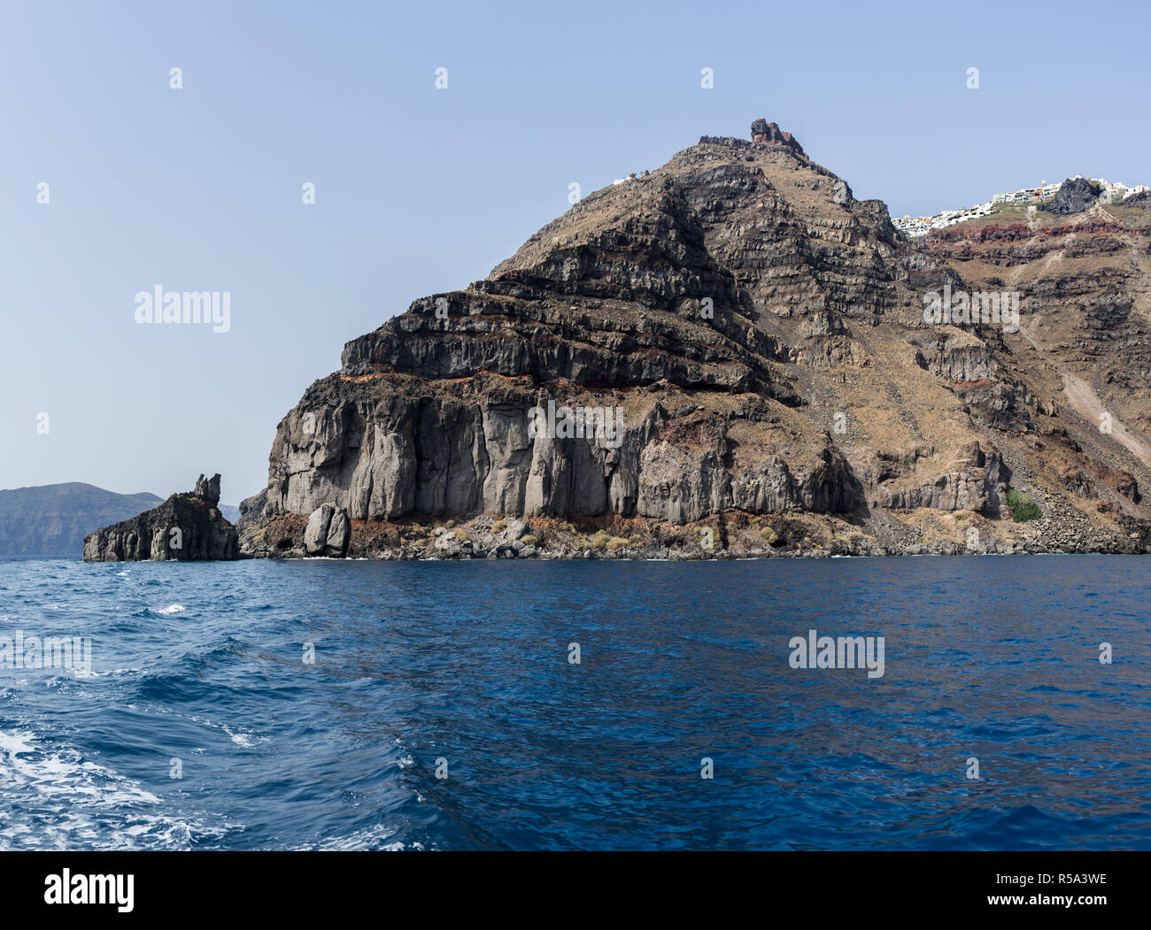 Caldera filled by the sea water hi-res stock photography and images - Alamy