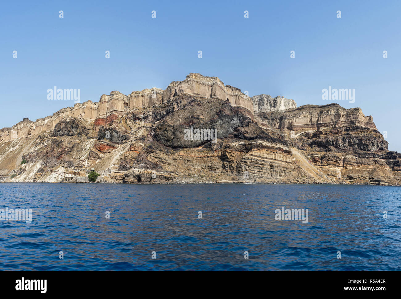 Caldera filled by the sea water hi-res stock photography and images - Alamy