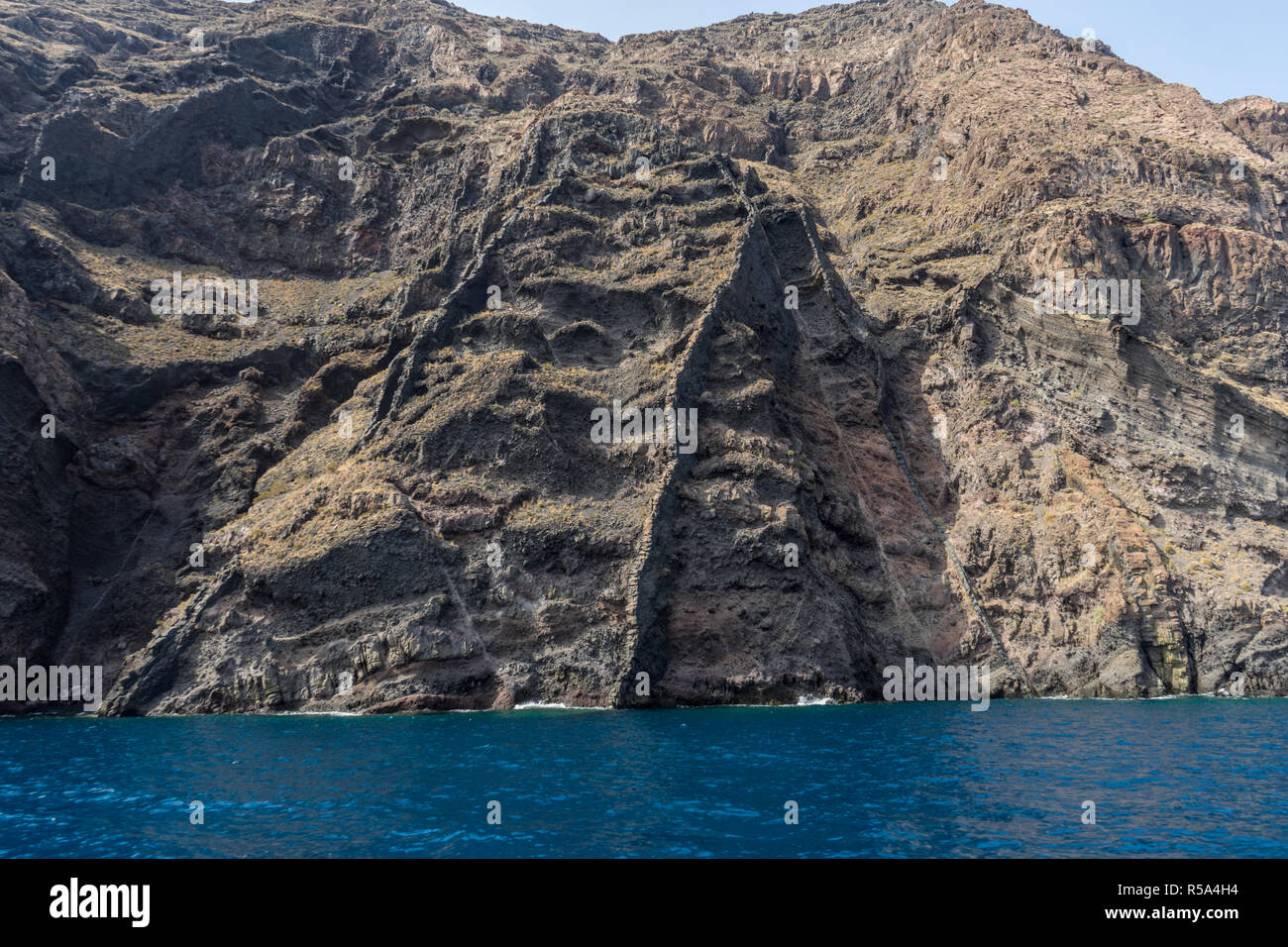 Caldera Filled By The Sea Water High Resolution Stock Photography and ...