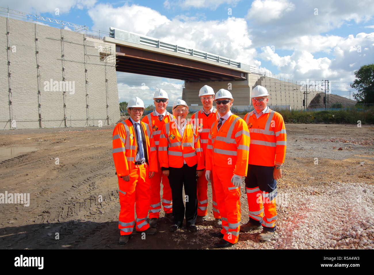 Lord Mayor of Doncaster Ross Jones pictured 3rd from left & Carillion ...