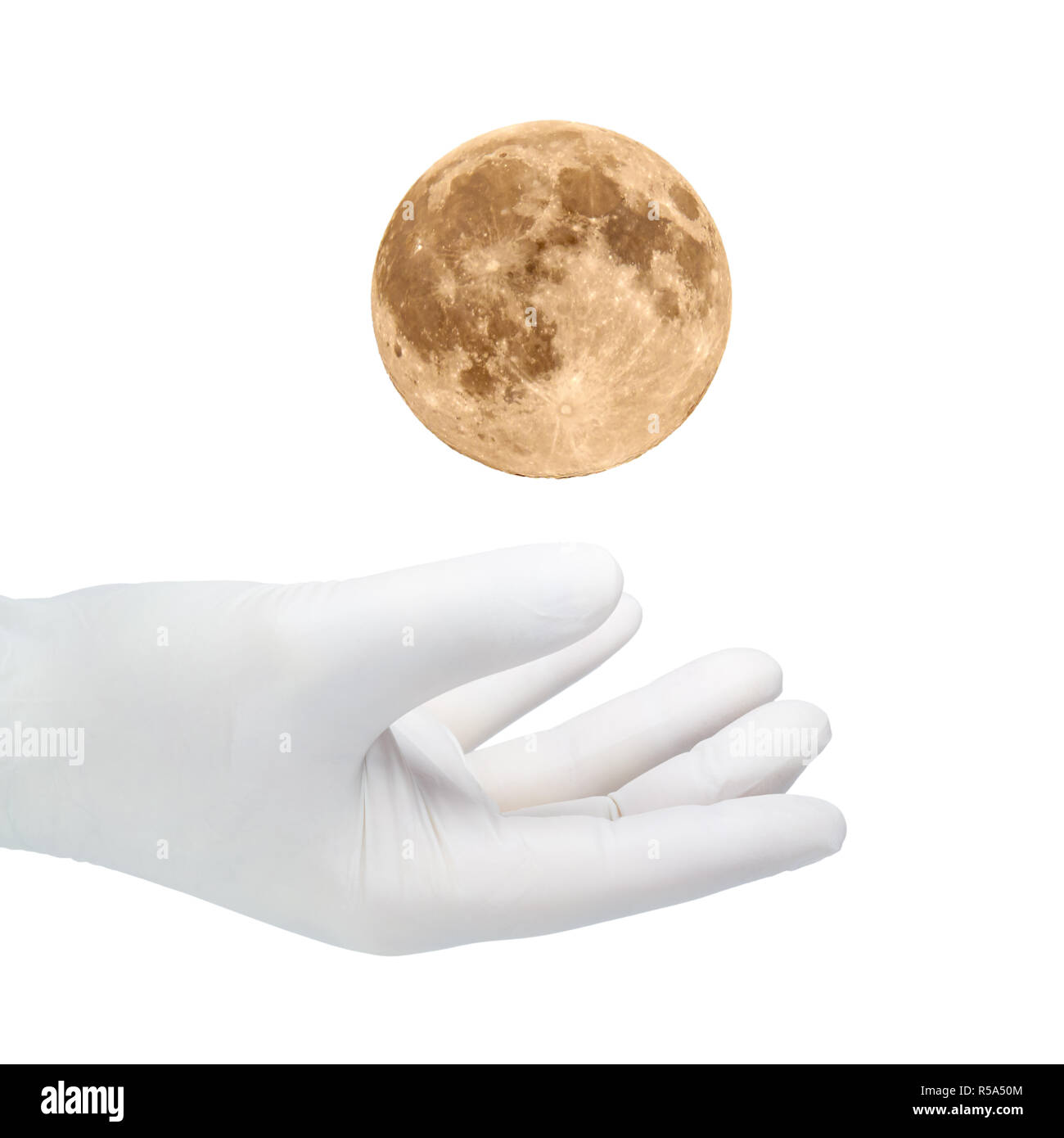Hand moon hi-res stock photography and images - Alamy