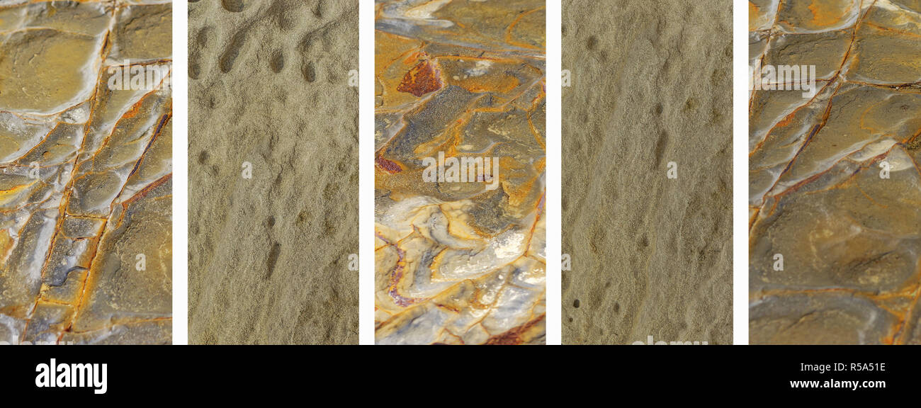 Panoramic rock textures banner background Stock Photo - Alamy