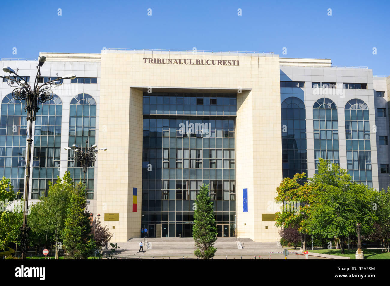September 18, 2017 Bucharest/Romania - The new modern courthouse ...