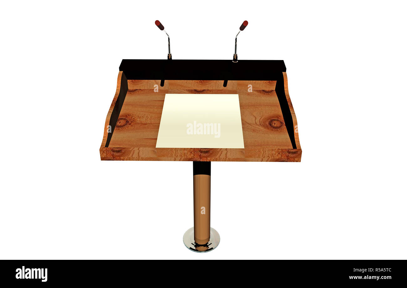Wooden lectern hi-res stock photography and images - Alamy