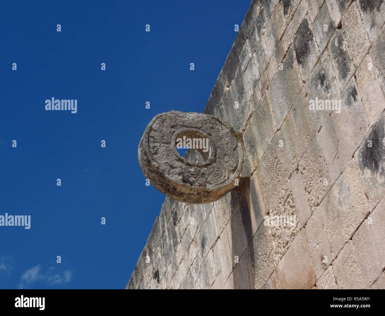 Chichen Itza ring game Stock Photo - Alamy