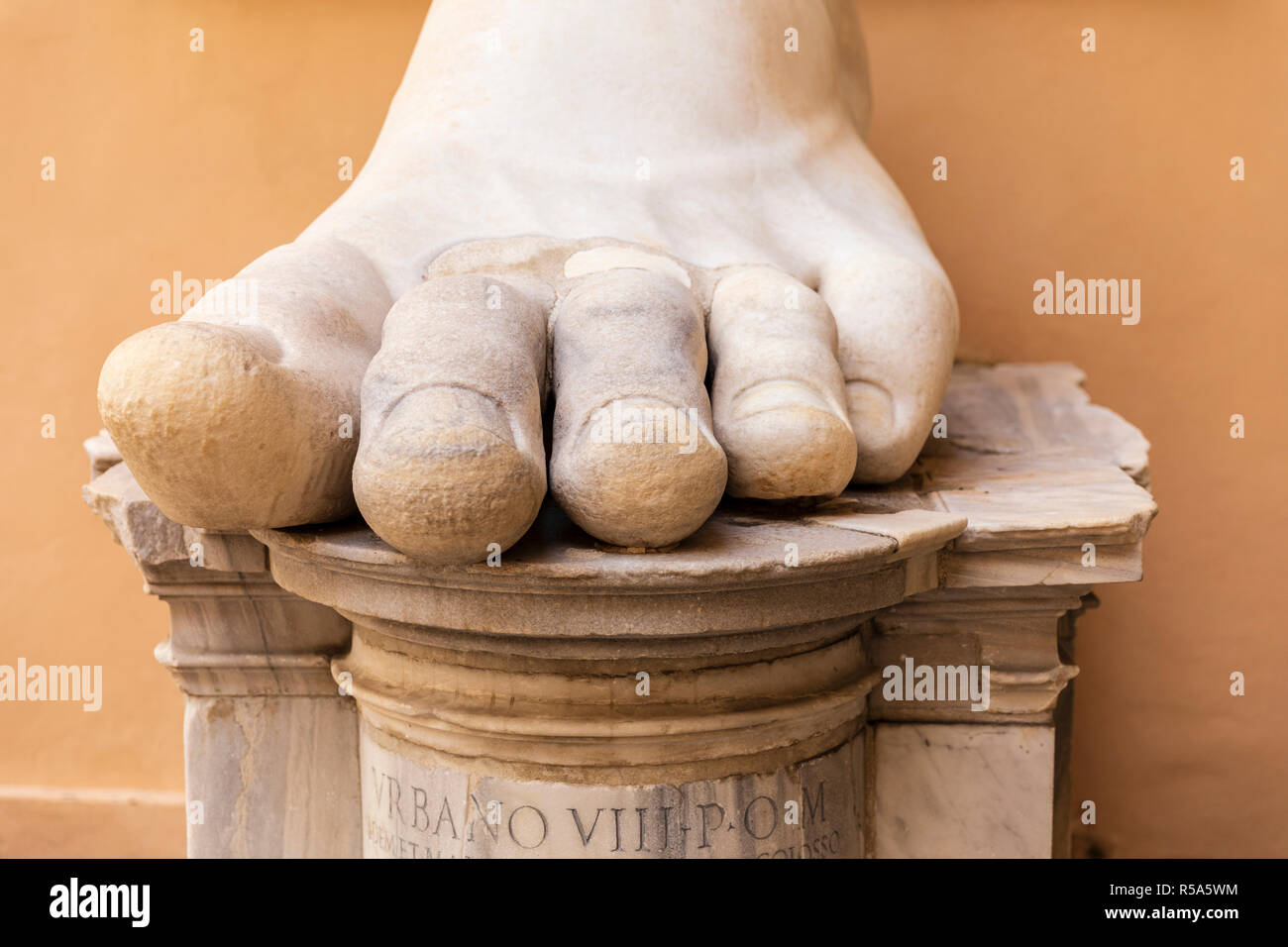 Colossal foot of constantine hi-res stock photography and images - Alamy