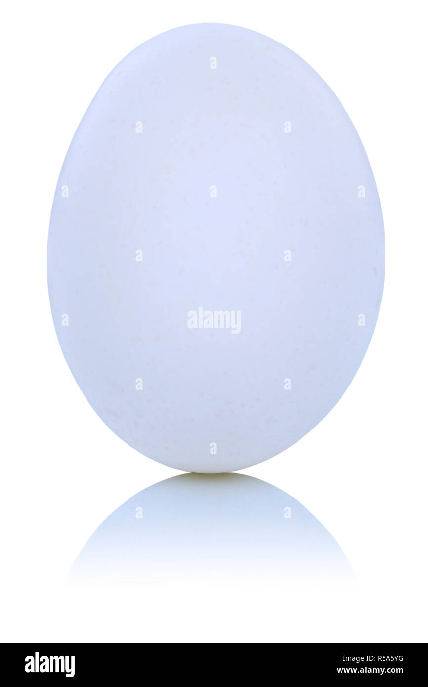 white egg cut out isolated Stock Photo - Alamy