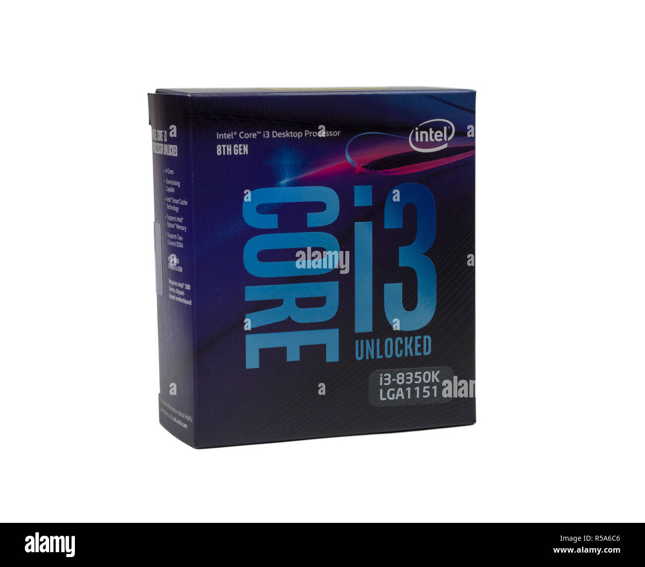 Maykop, Russia - November 12, 2018: intel core I3 desktop processor 8th ...