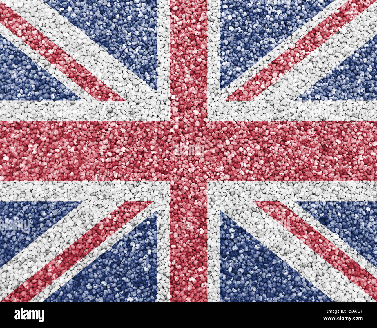 flag of great britain on texture Stock Photo - Alamy