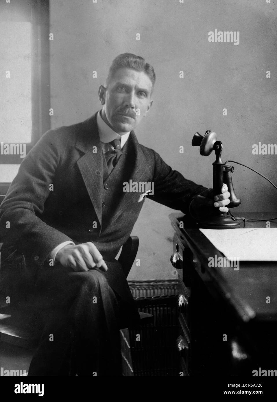 Count Franz von Paper, the military attache of the Imperial German ...