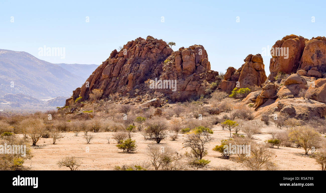 rock formation in namibia Stock Photo - Alamy