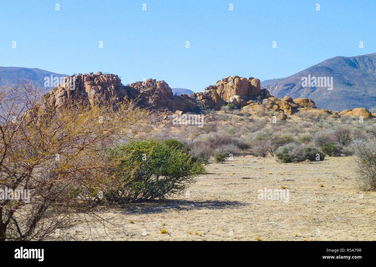 rock formation in namibia Stock Photo - Alamy