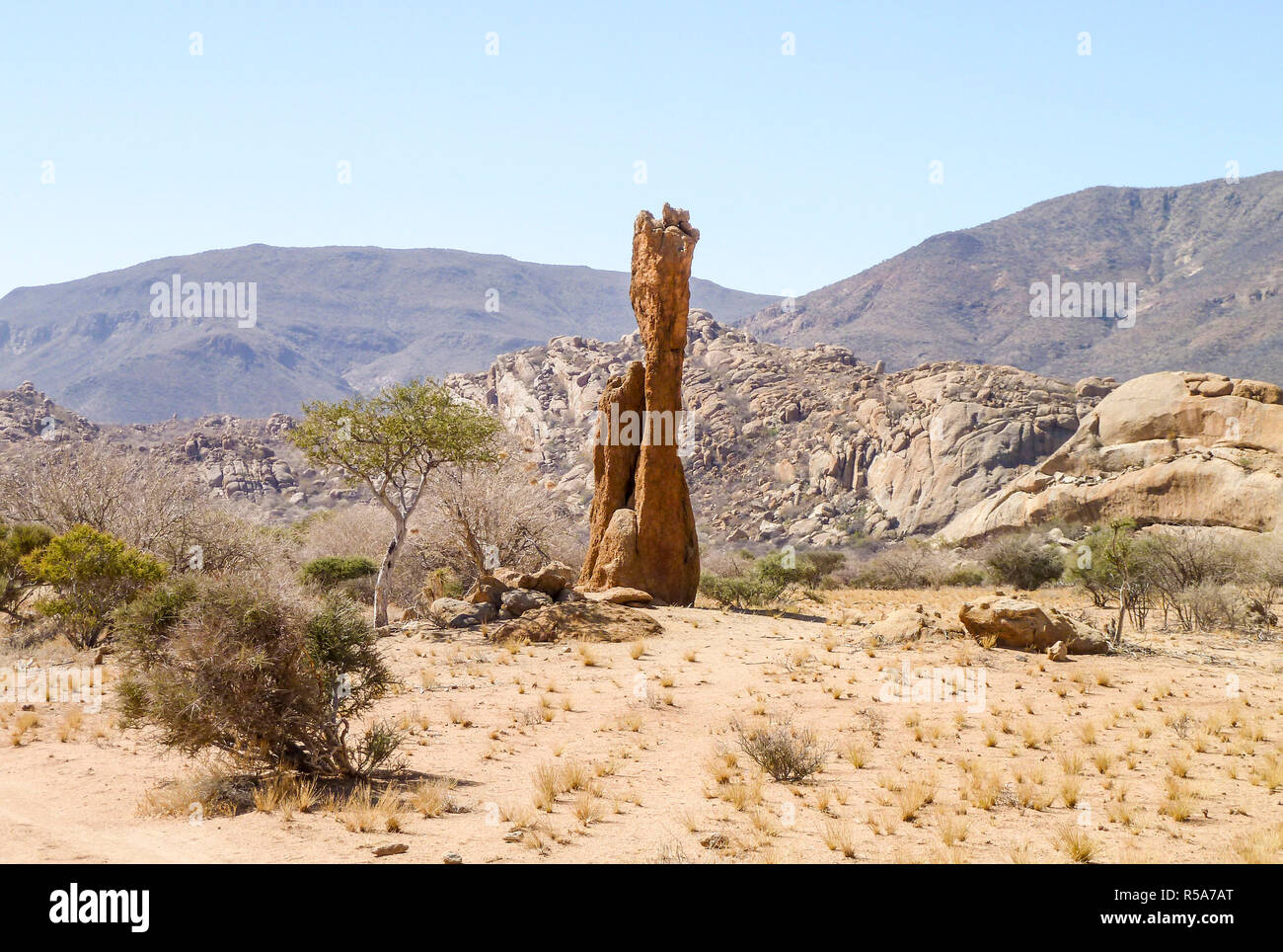 rock formation in namibia Stock Photo - Alamy