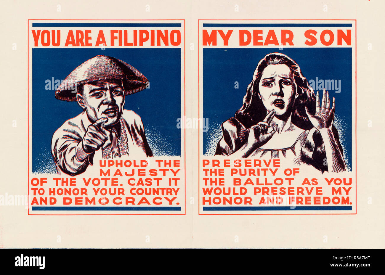 Filipino Poster High Resolution Stock Photography and Images - Alamy