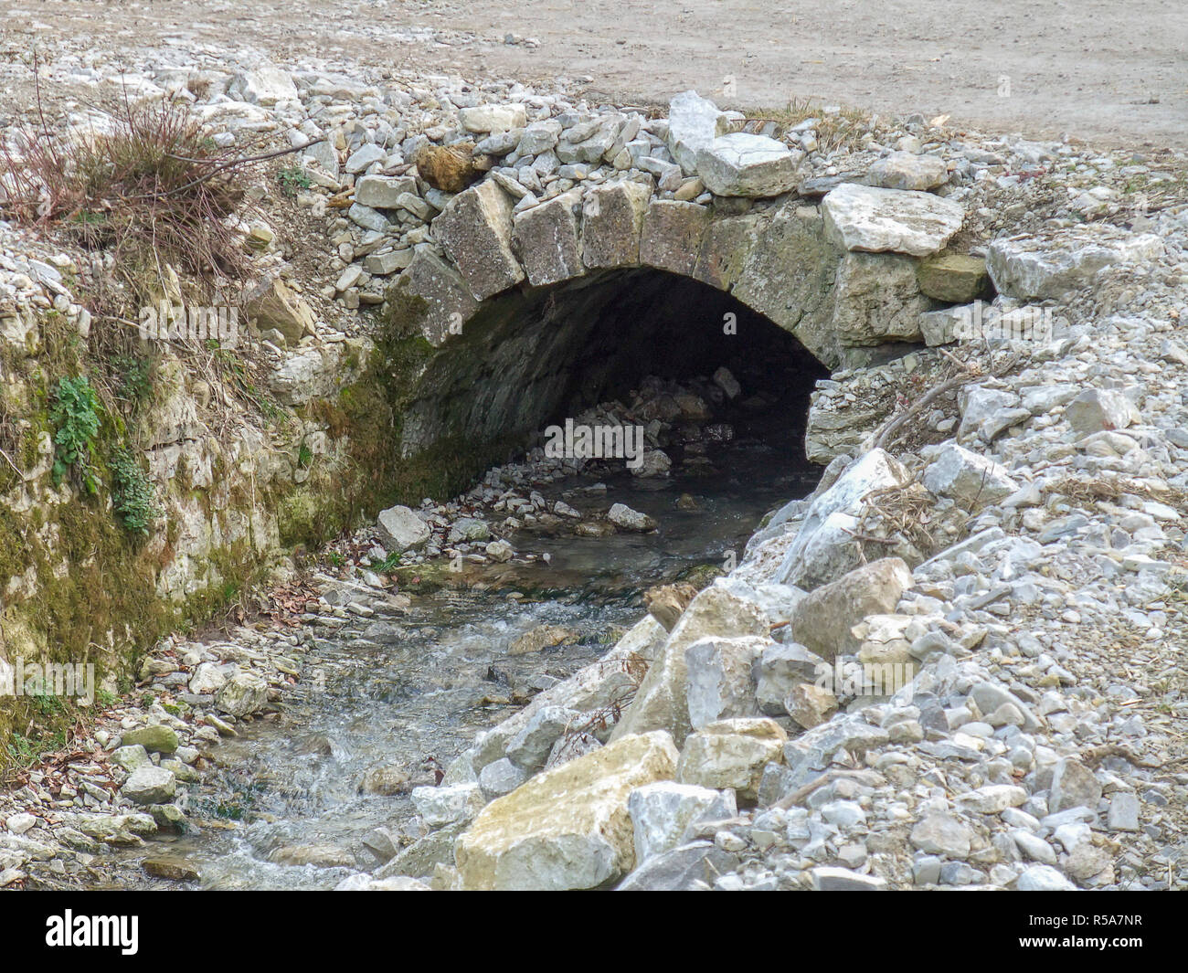 small stone bridge detail Stock Photo - Alamy