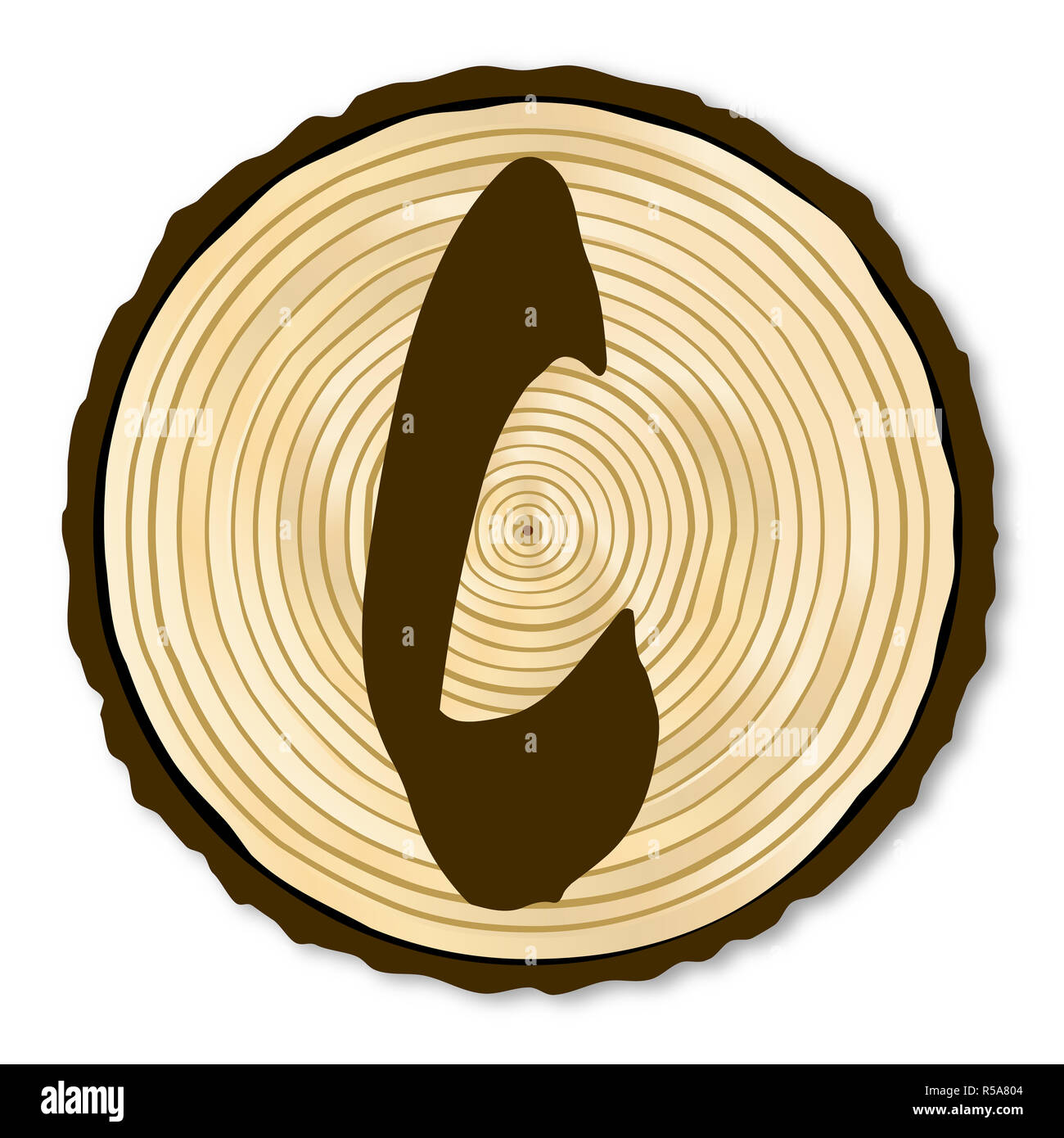 C letter log hi-res stock photography and images - Alamy