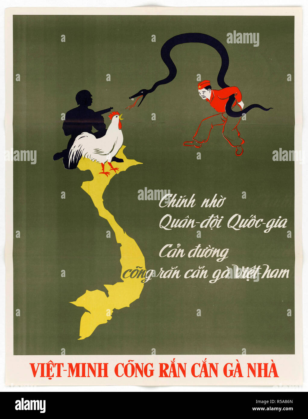 3/27/1953 - U.S. Propaganda Posters in 1950s Asia - Viet Army Stops ...