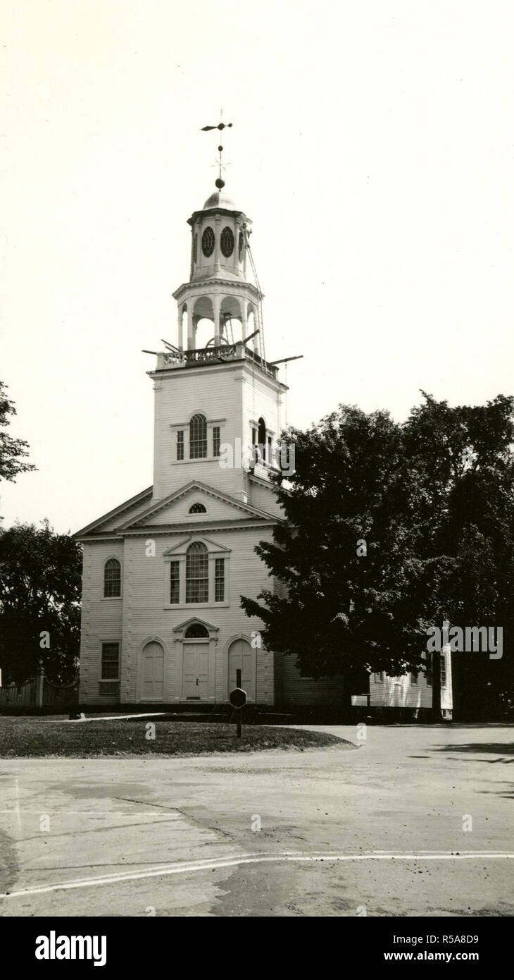 Congregational Church - Old Bennington - Bennington, Vermont ca. 1937 ...