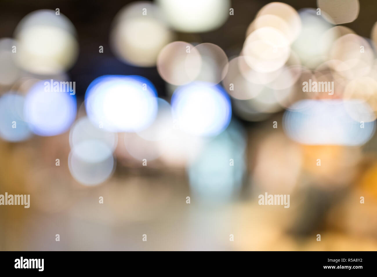 Blurry street lights moving bokeh hi-res stock photography and images ...