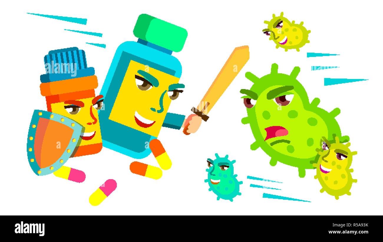 Protect against germs Stock Vector Images - Alamy