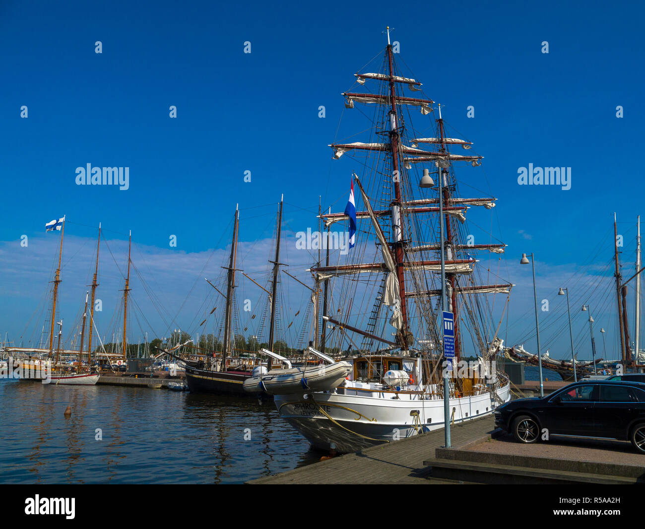 historic ships in Norra hamnen, Helsinki, Finland,Europe Stock Photo ...