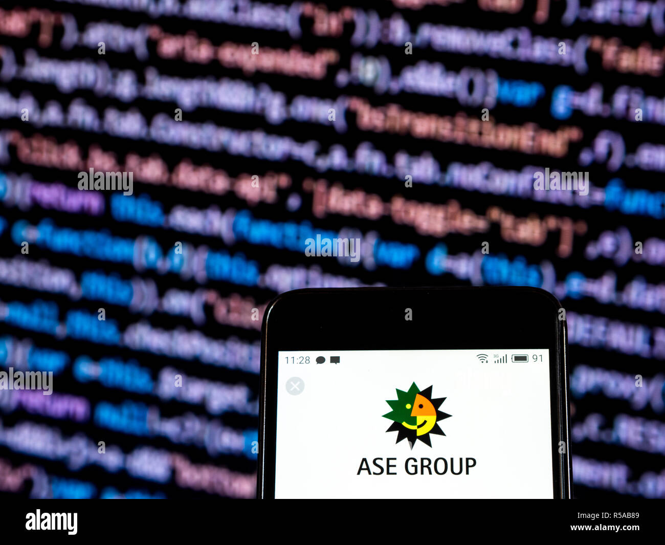 Advanced Semiconductor Engineering, Inc., also known as ASE Group logo ...