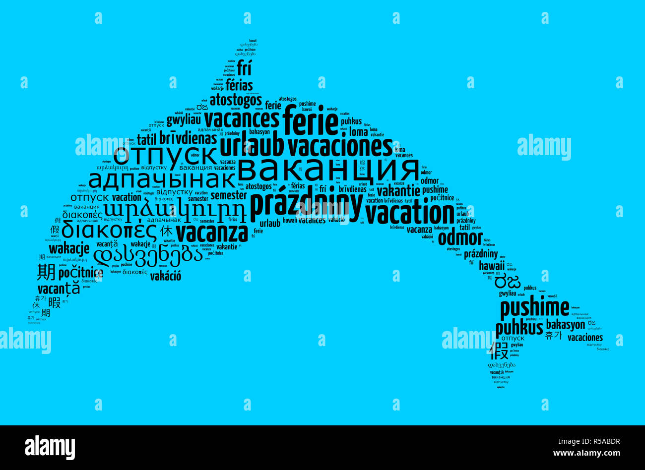 Travel agency word cloud concept hi-res stock photography and images ...