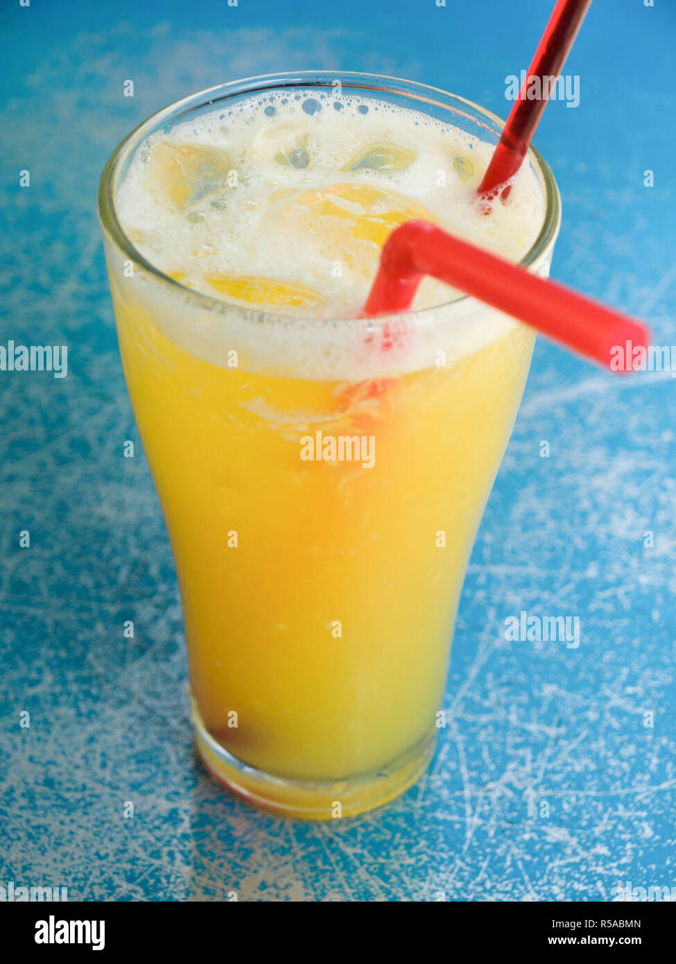 GLASS OF ORANGE JUICE Stock Photo - Alamy