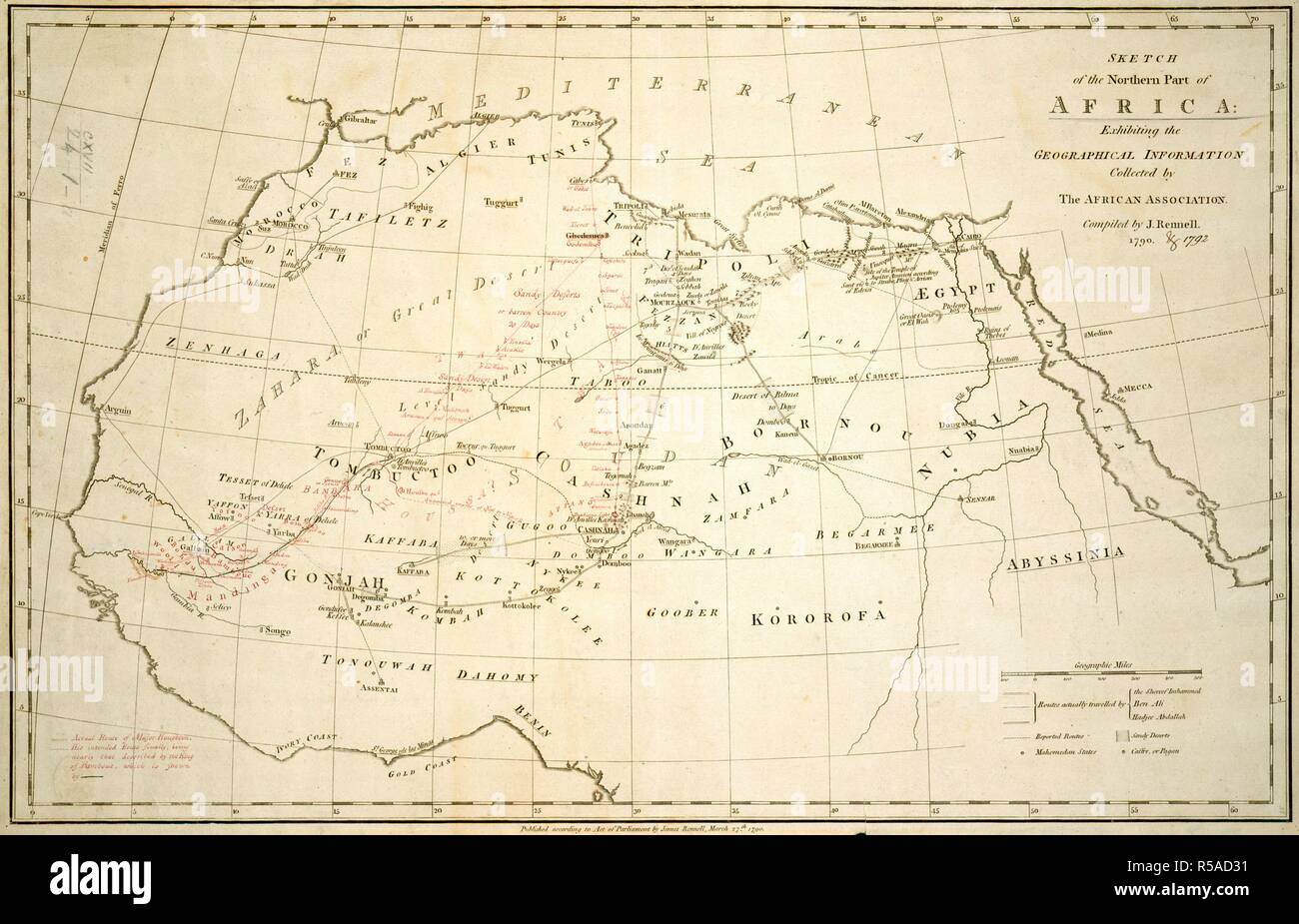 A sketch of the northern part of Africa. Sketch of the Northern part of ...