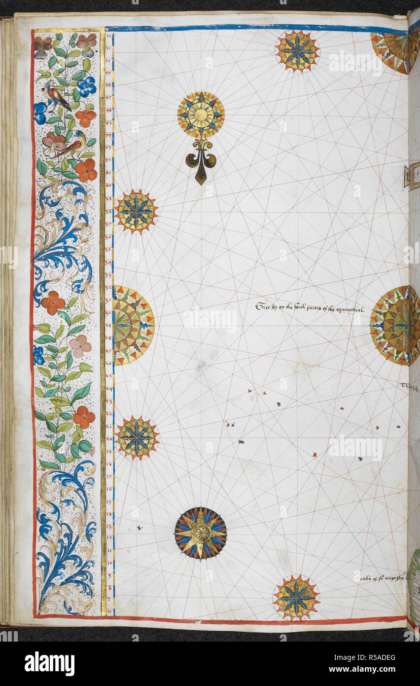 Chart of the eastern coast of South America from 6Å‚ south to the ...
