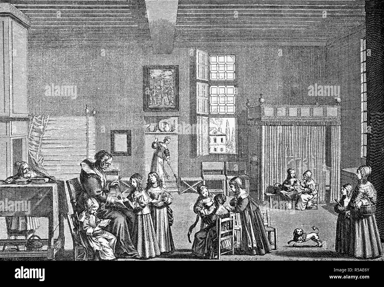 English school 17th century hi-res stock photography and images - Alamy